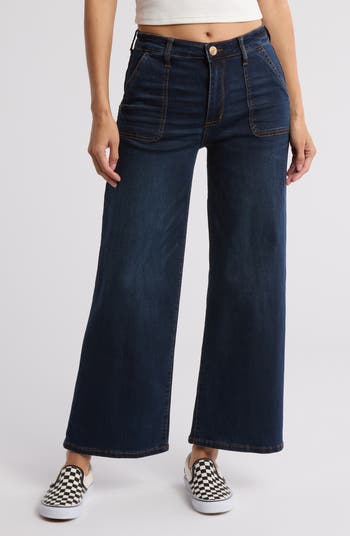 STS Blue Sabrina High Waist Ankle Wide Leg Jeans | Nordstromrack