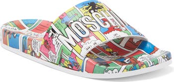 Moschino Comic Print Slide Sandal (Women) | Nordstromrack