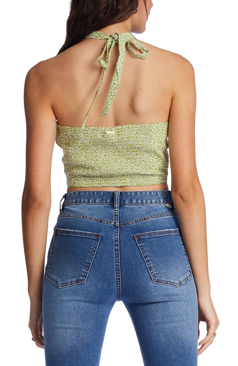 Billabong Retro Wave Crossover Halter Crop Top | Nordstromrack