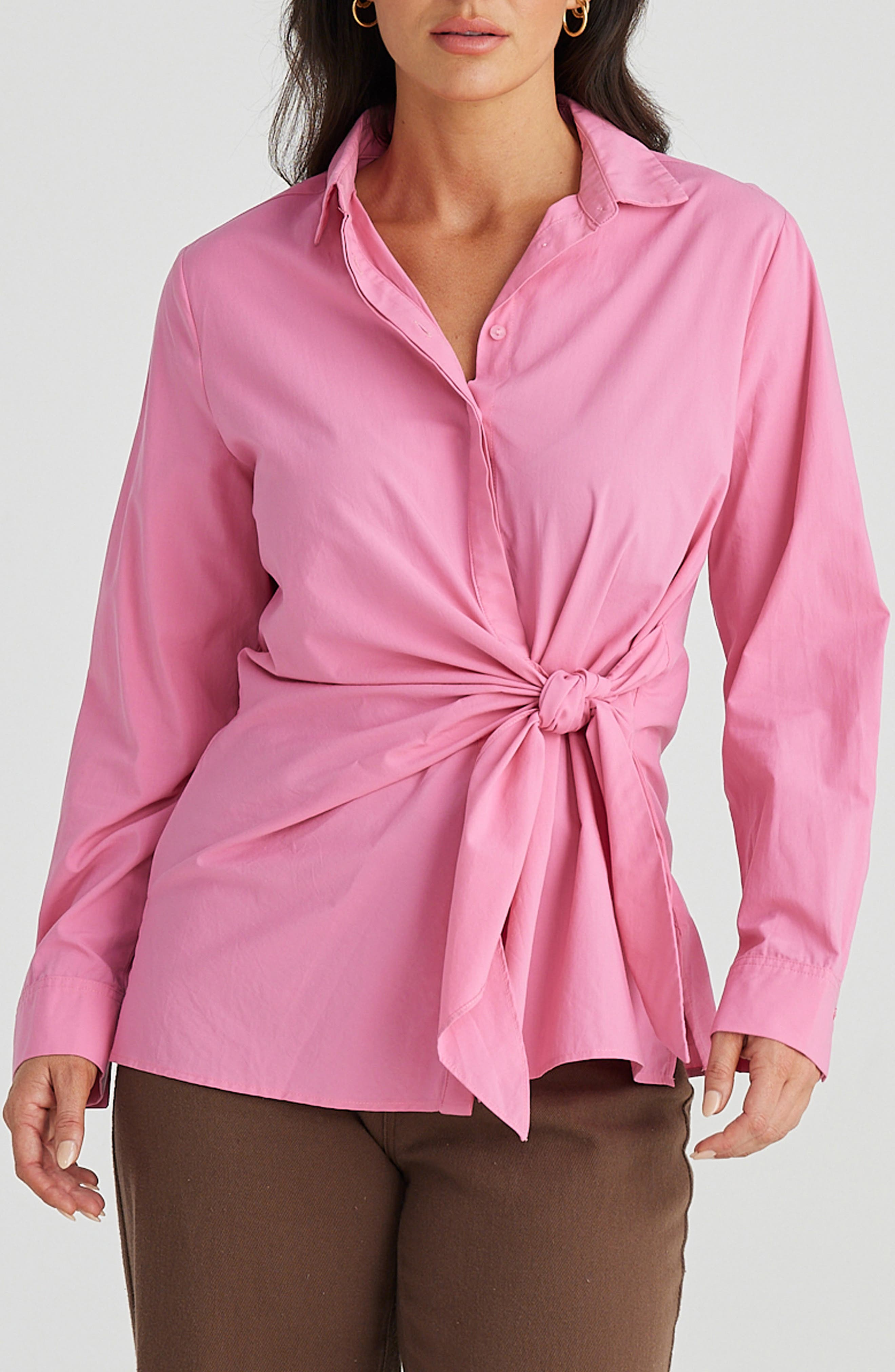 Brave+True Nova Side Tie Shirt | Nordstromrack