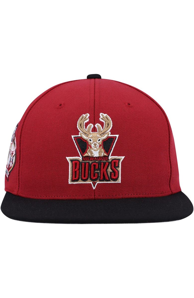 Mitchell & Ness Men's Mitchell & Ness Red/Black Milwaukee Bucks ...