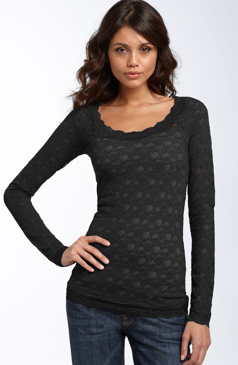 Free People 'Scandalous' Scoop Neck Lace Top | Nordstrom