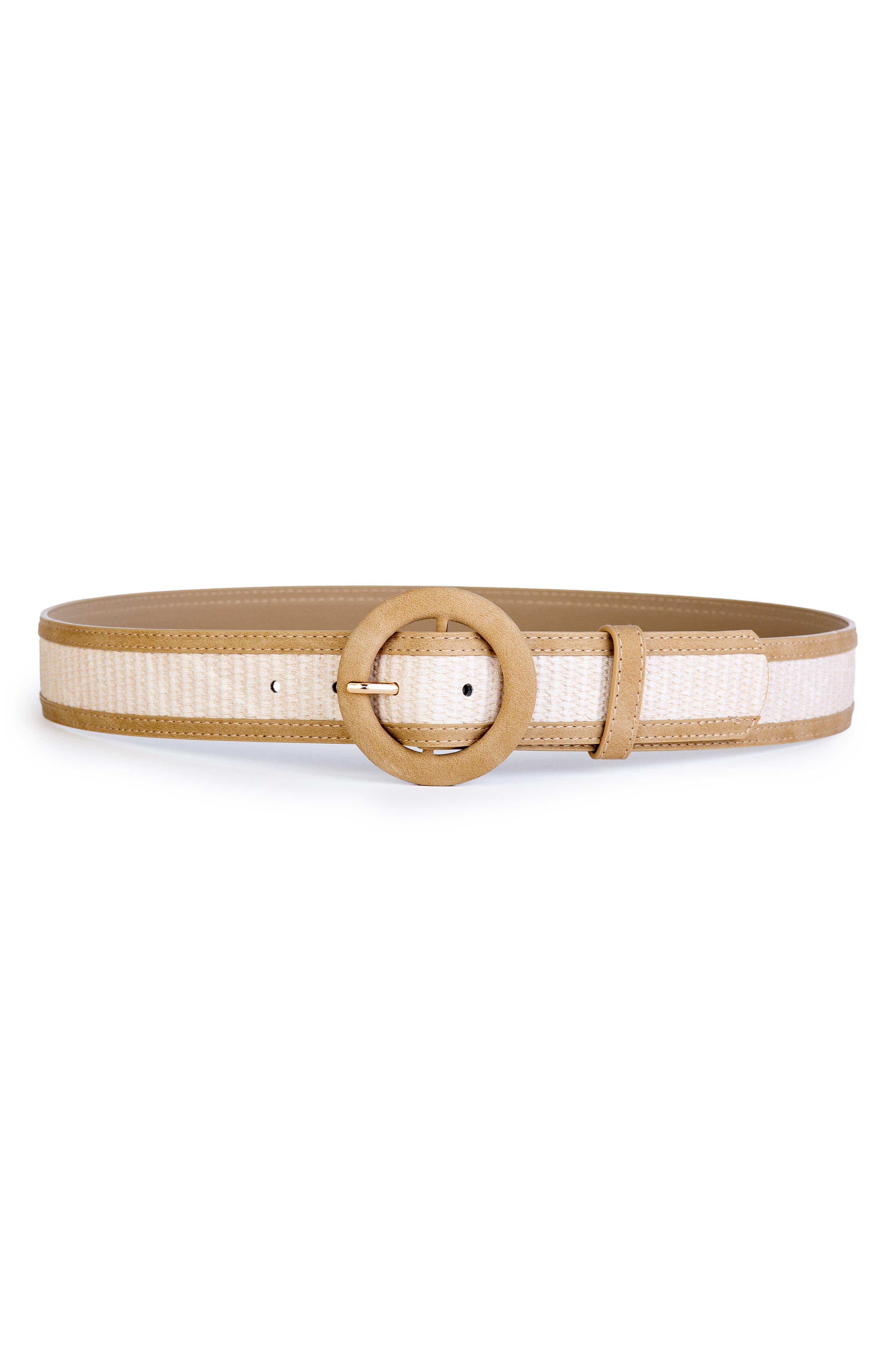 Linea Pelle Canvas Texture Buckle Belt | Nordstromrack