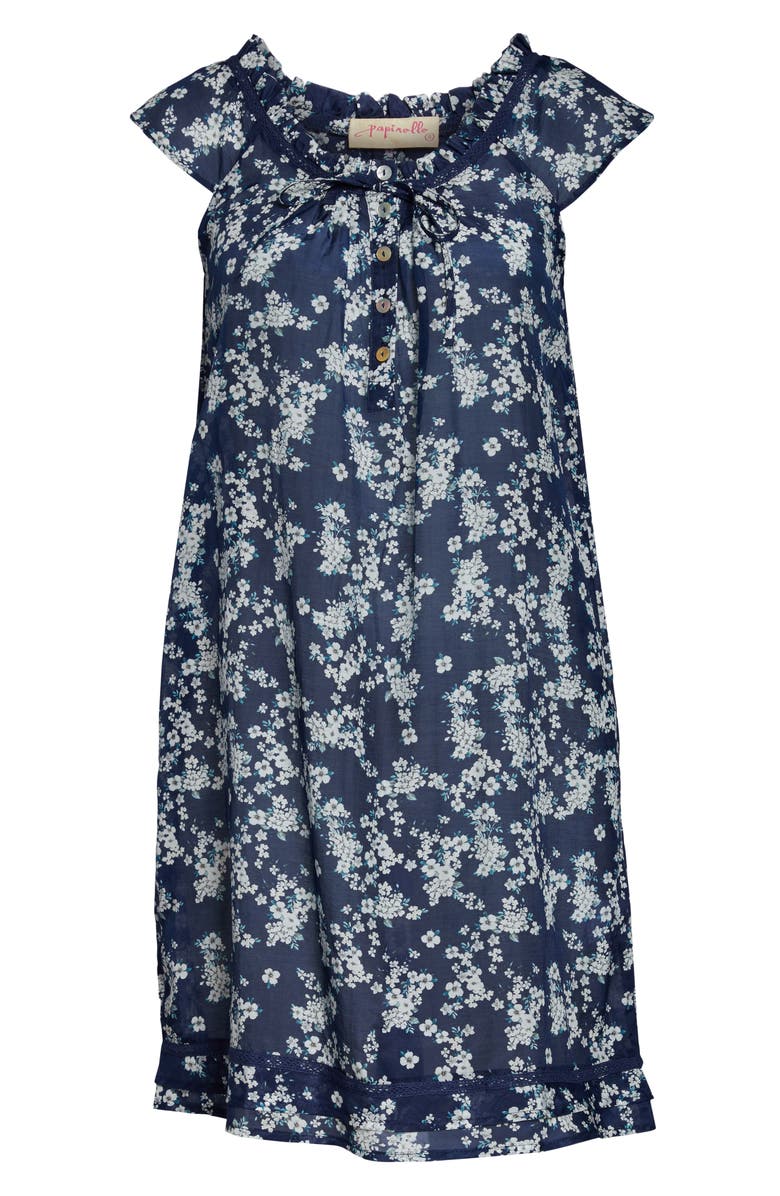 Papinelle Isabelle Cotton & Silk Nightgown | Nordstrom