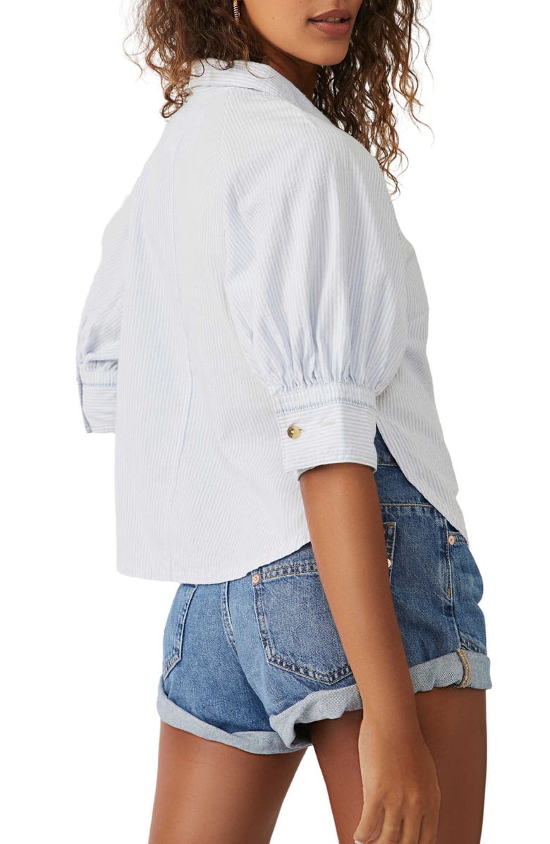 Free People Ellie Stripe Button-Up Shirt | Nordstromrack