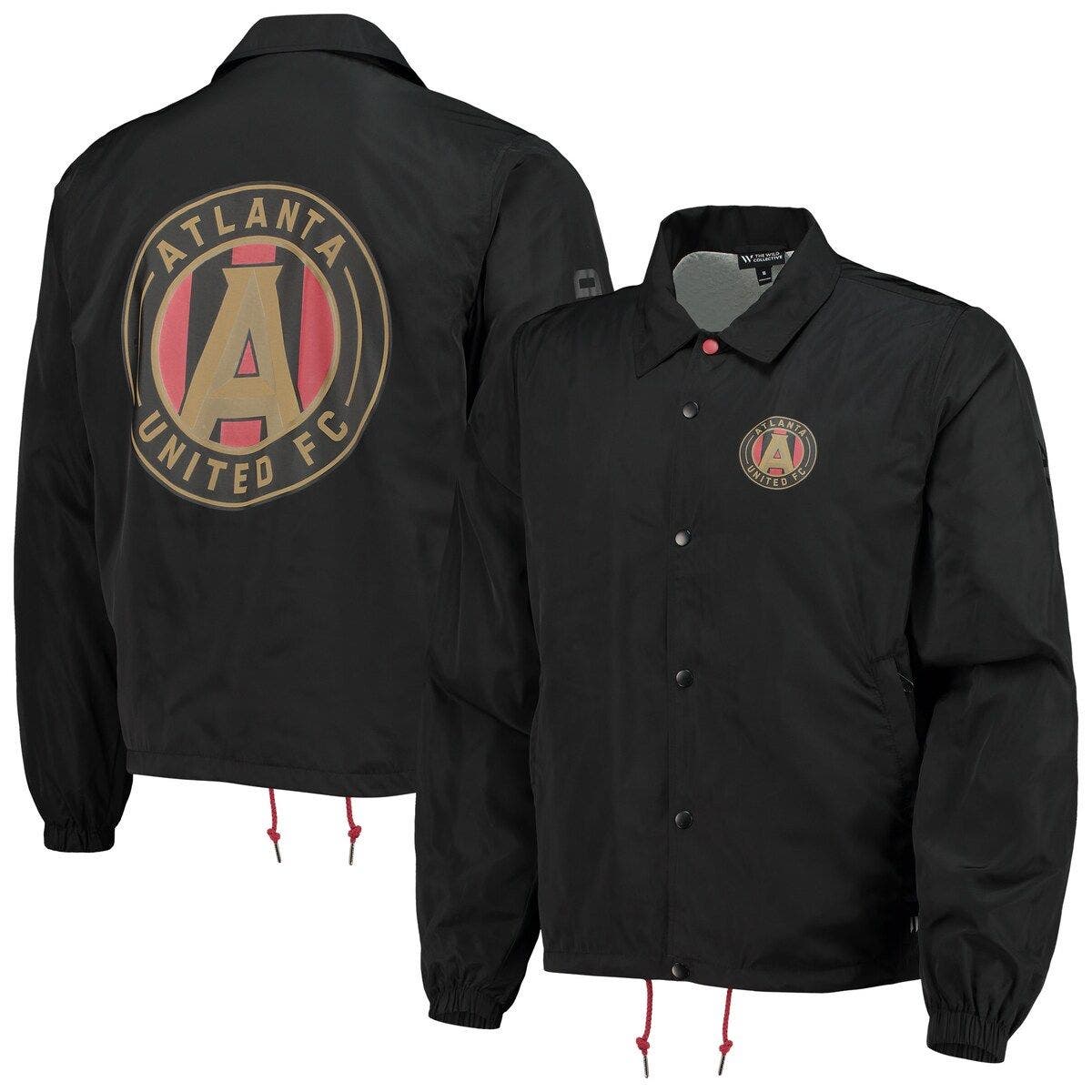 THE WILD COLLECTIVE Men's The Wild Collective Black Atlanta United FC ...
