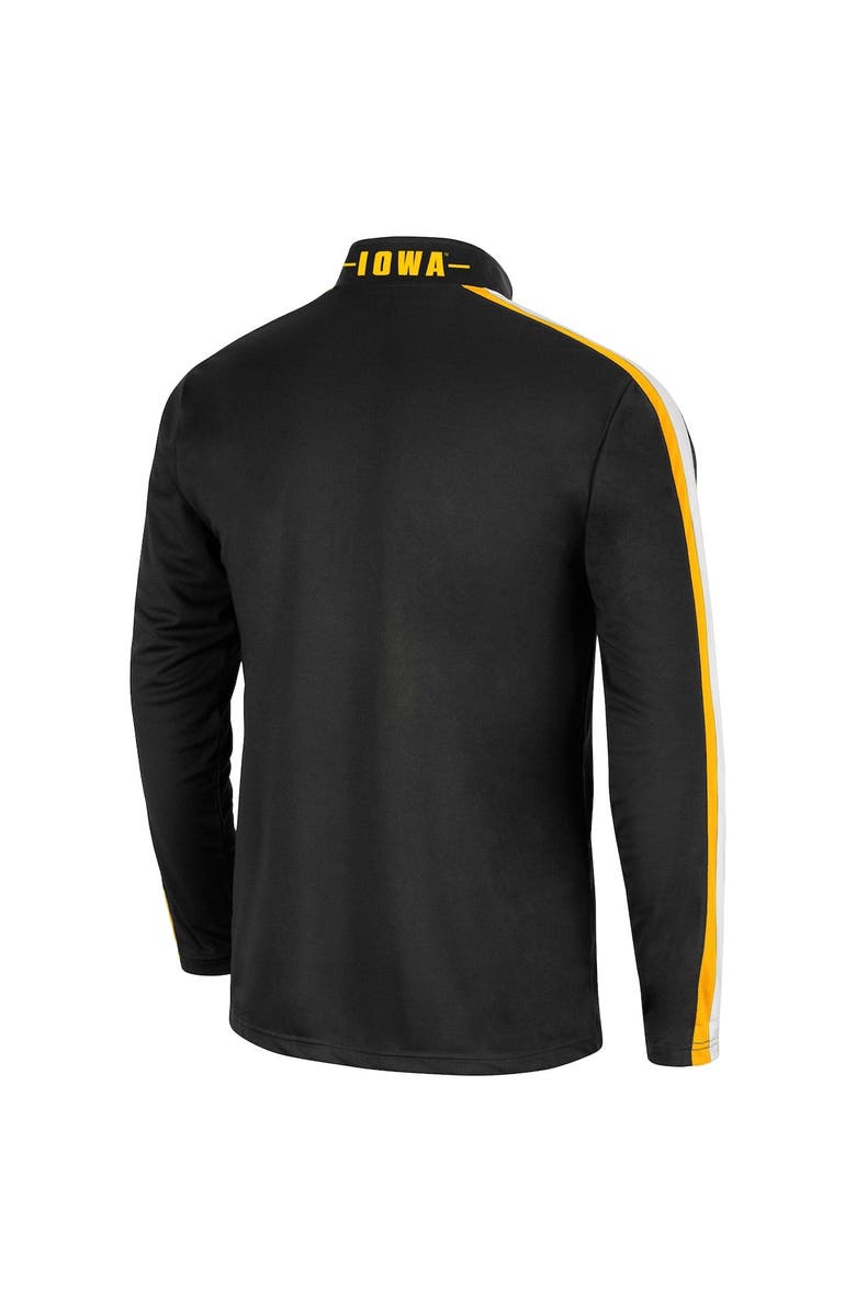 COLOSSEUM Men's Colosseum Black Iowa Hawkeyes 1955 Quarter-Zip Jacket ...