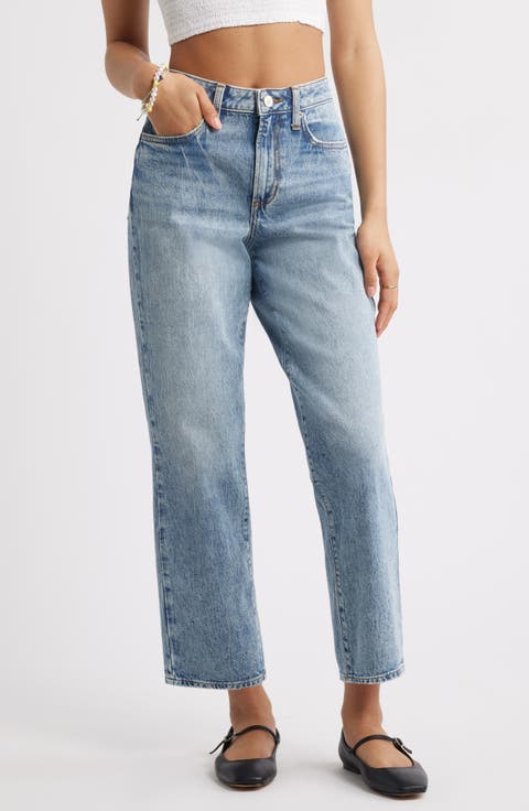 Women's High Rise Straight-Leg Jeans | Nordstrom
