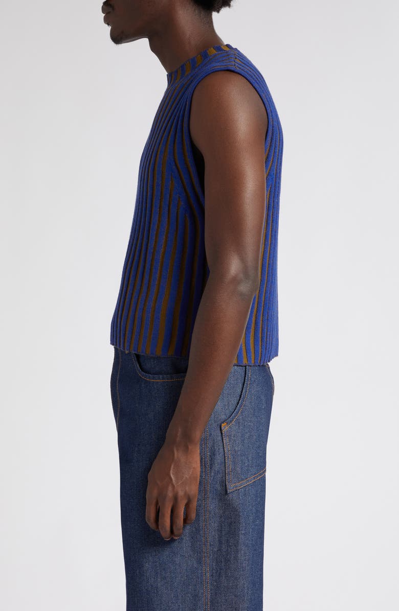 Eckhaus Latta Keyboard Ribbed Wool Sweater Vest | Nordstromrack