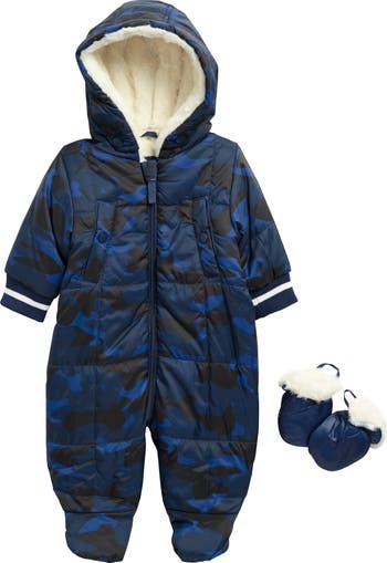 Urban Republic Diamond Quilted Double Front Faux Fur Lined & Trimmed ...