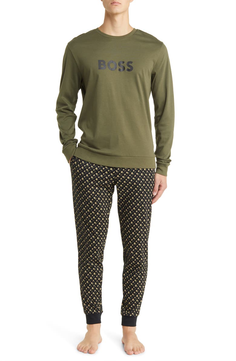 BOSS Relax Cotton Knit Pajamas | Nordstrom