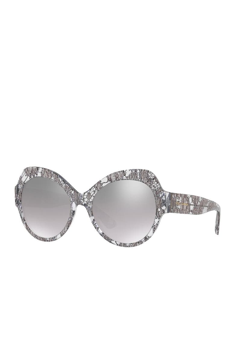 Dolce&Gabbana 56mm Rounded Cat Eye Sunglasses | Nordstromrack