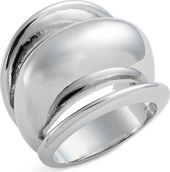 Open Edit Curved Convex Polished Ring | Nordstromrack