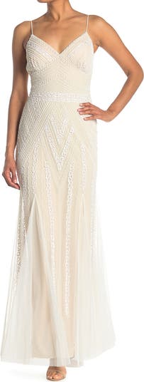 Marina Beaded V-Neck Gown | Nordstromrack