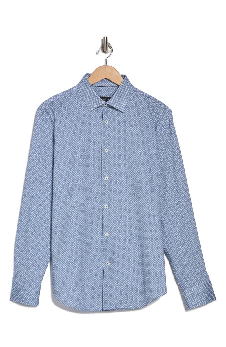 Bugatchi James Stretch Cotton Button-Up Shirt | Nordstromrack
