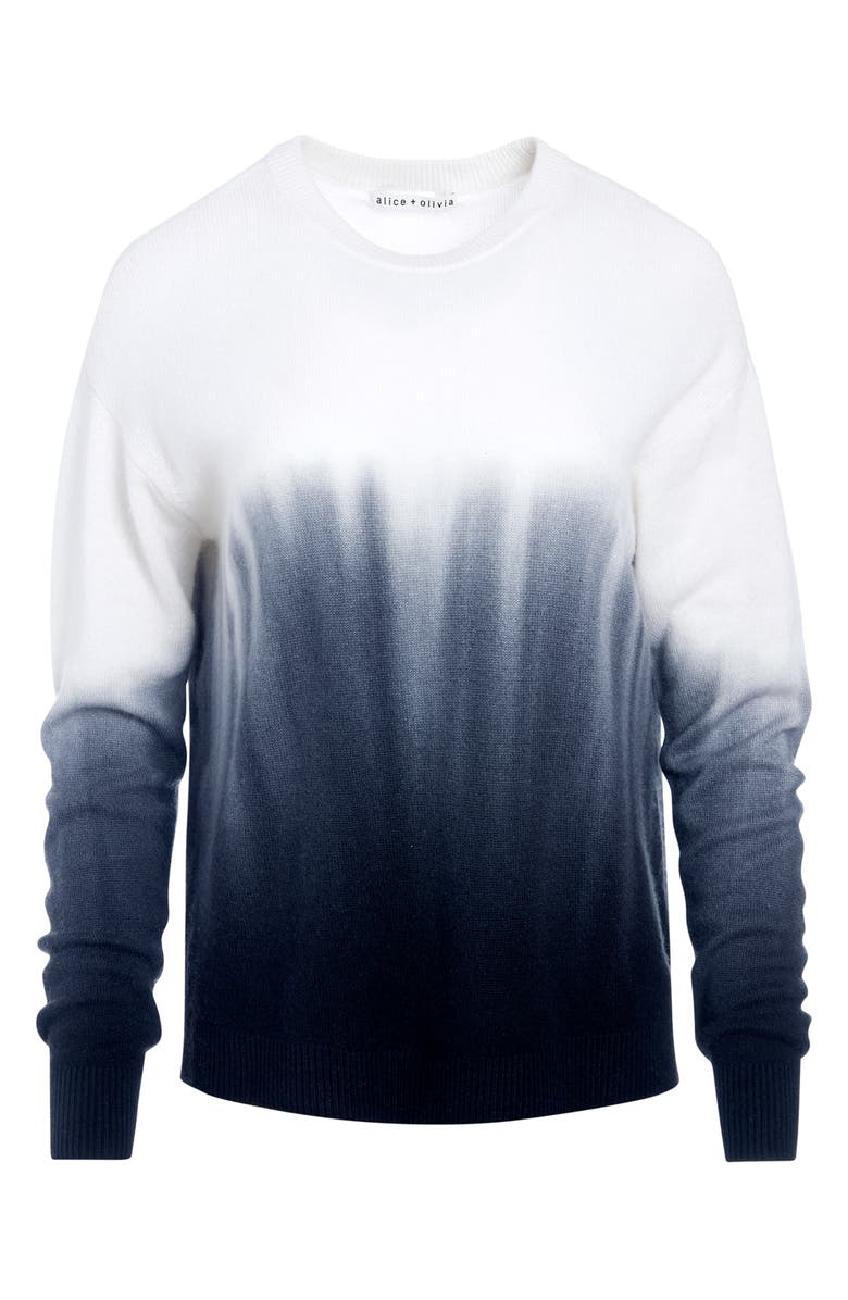Alice + Olivia Gleeson Dip Dye Cashmere Blend Sweater | Nordstromrack