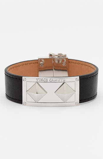 Vince Camuto Pyramid Detail Leather Bracelet | Nordstrom