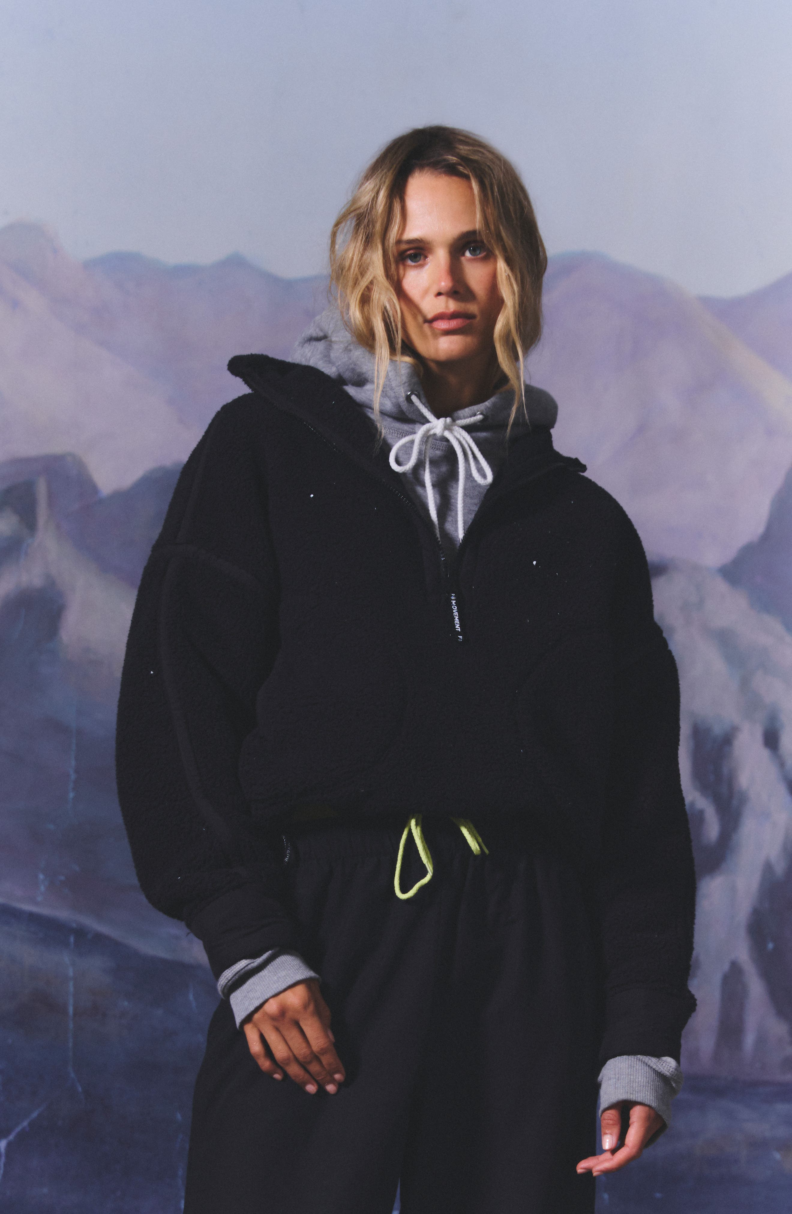 Free People FP Movement Mountain High Fleece Half Zip Pullover | Nordstrom