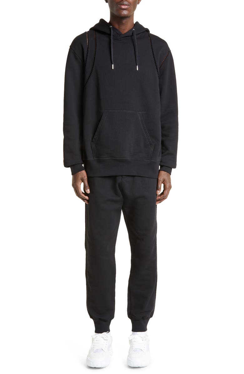 McQueen Crochet Detail Cotton Joggers | Nordstrom