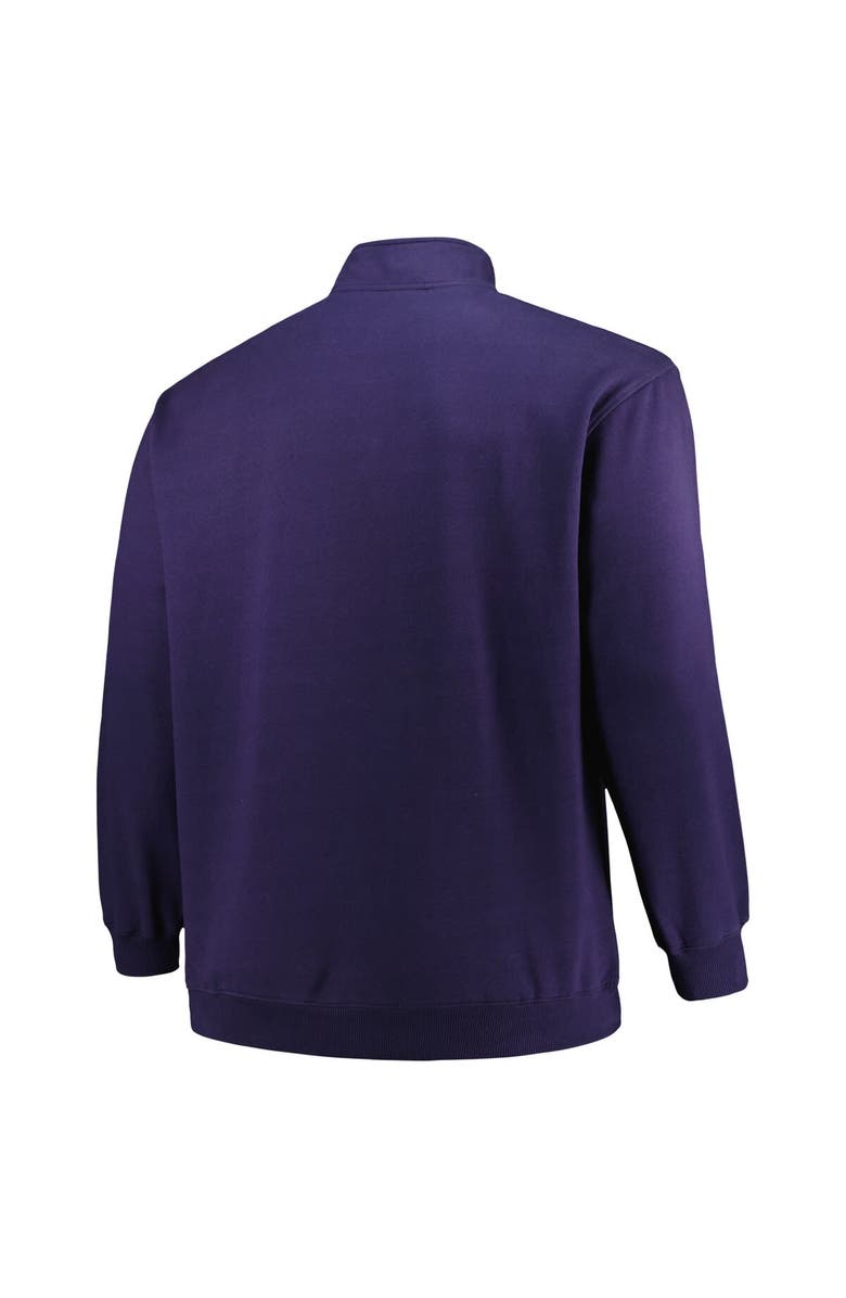 PROFILE Men's Profile Navy Dallas Cowboys Big & Tall Fleece Quarter-Zip ...