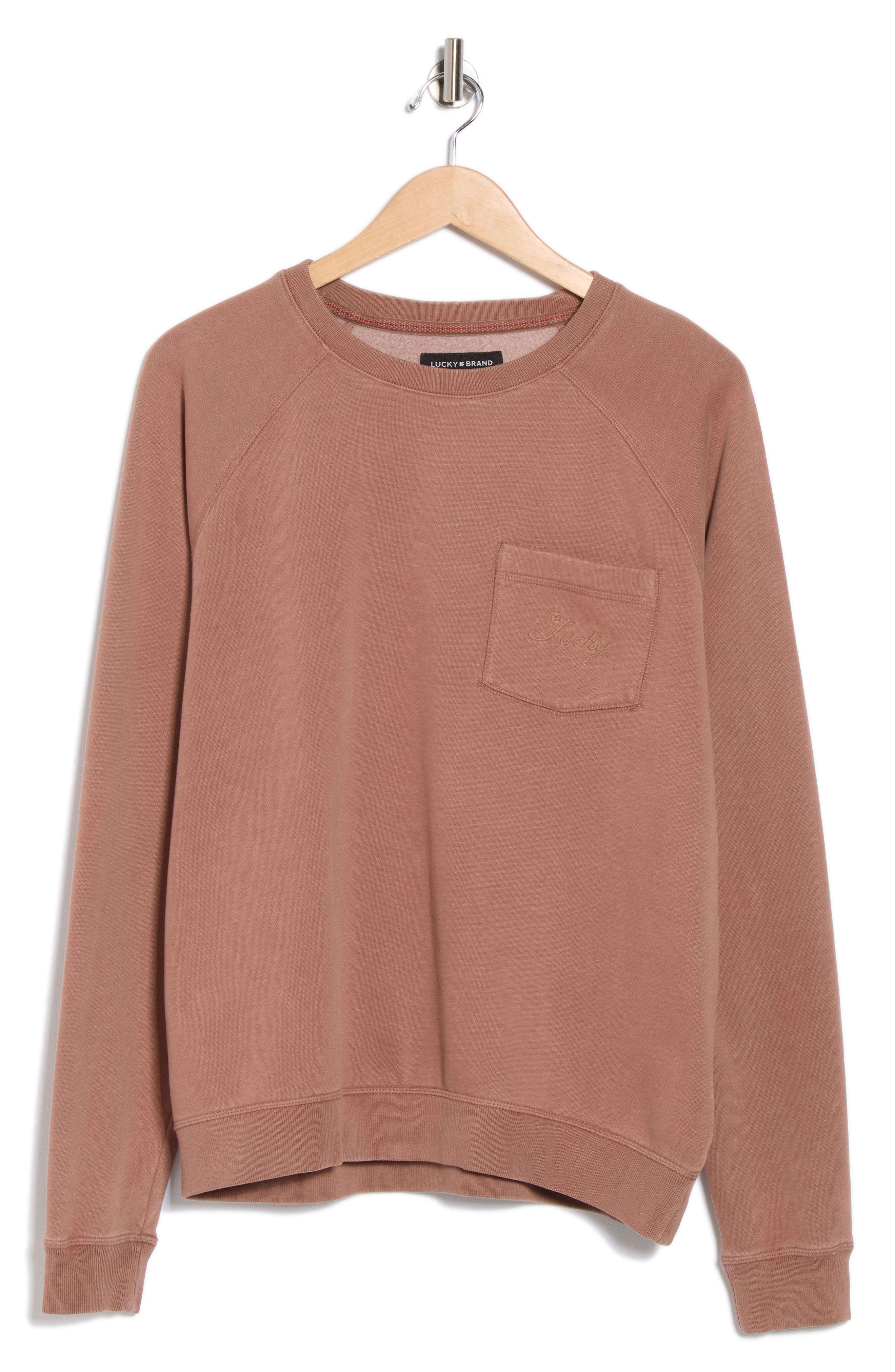 Lucky Brand Fleece Raglan Sweatshirt | Nordstromrack