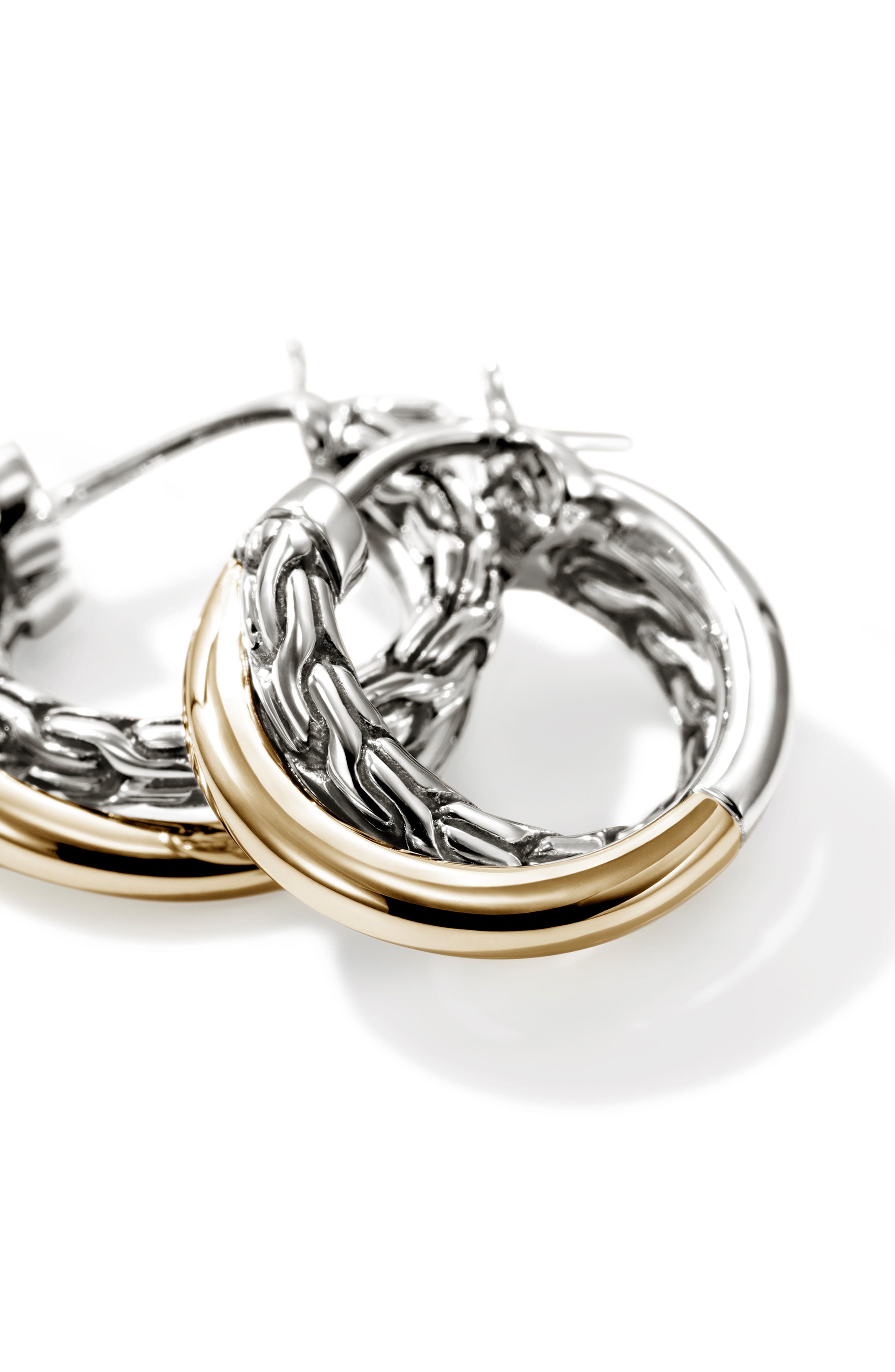 John Hardy JH Essentials Crossover Hoop Earrings, 15mm | Nordstrom