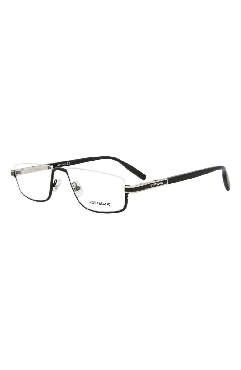 Montblanc 55mm Bottom Half-Rim Optical Glasses | Nordstromrack