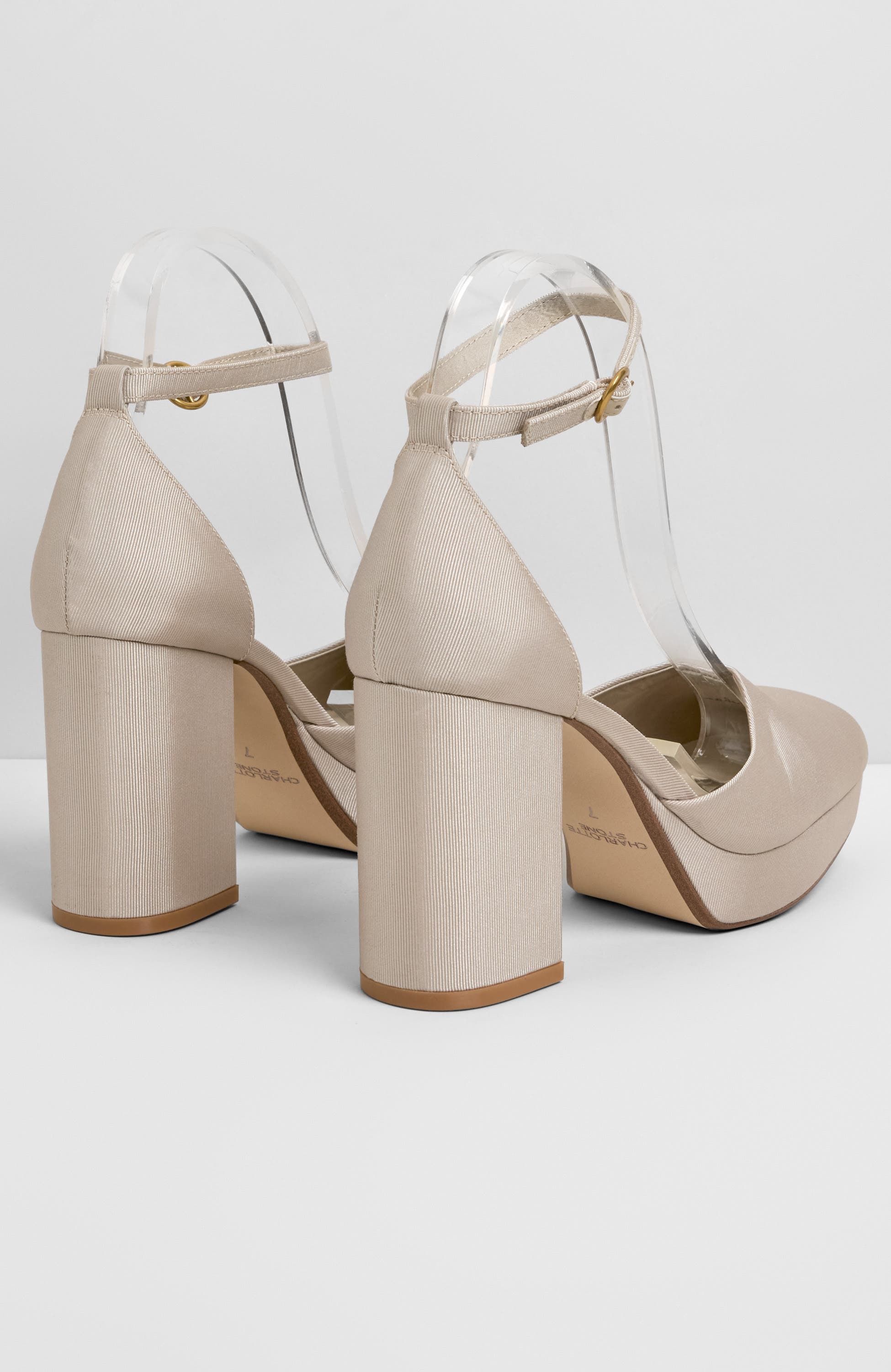 Charlotte Stone Libby Ankle Strap Platform Pump (Women) | Nordstrom