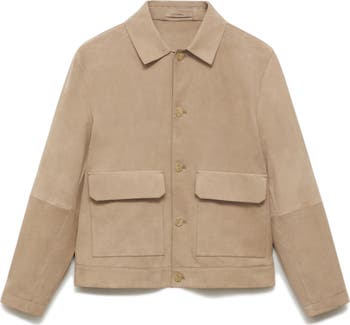 MANGO Suede Jacket | Nordstrom