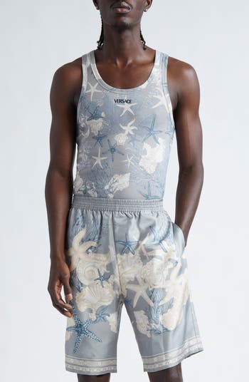 Versace Barocco Sea Ribbed Tank Top | Nordstromrack