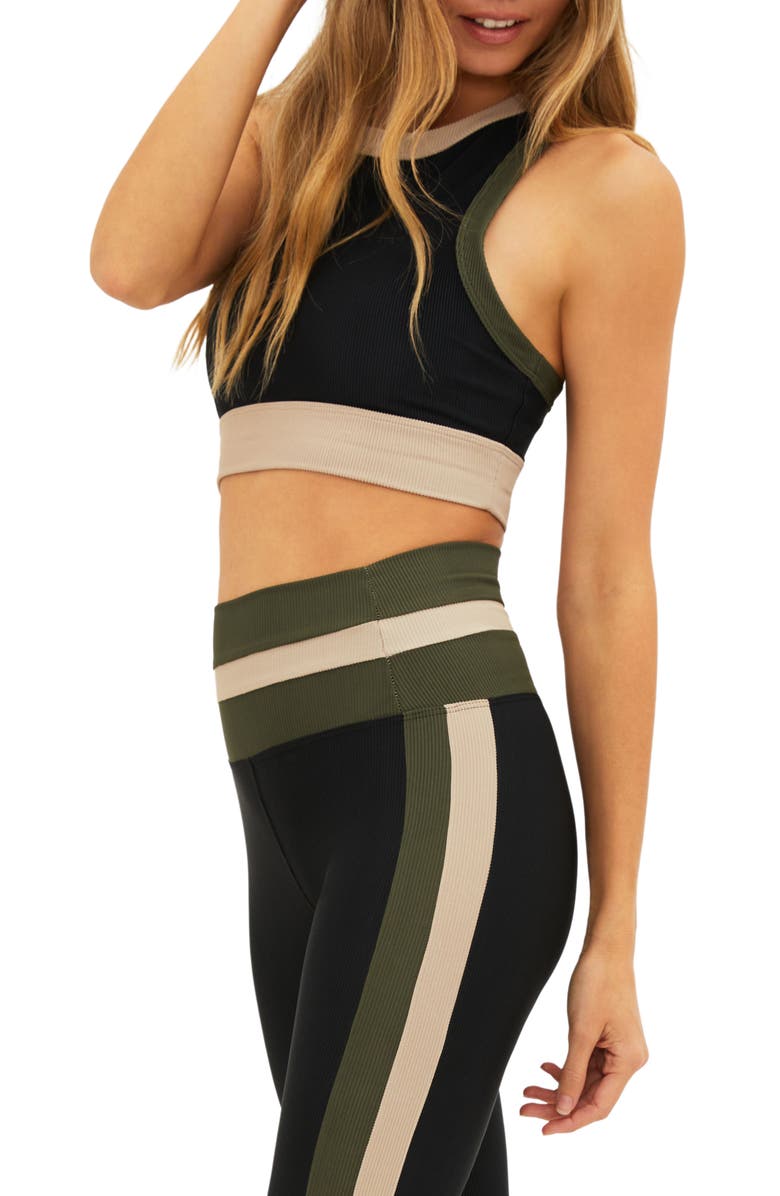 Beach Riot Gwen Rib Colorblock Sports Bra | Nordstromrack