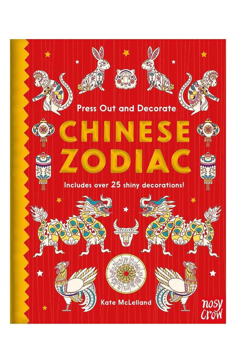 Hachette Books 'Press Out & Decorate Chinese Zodiac' Book | Nordstromrack