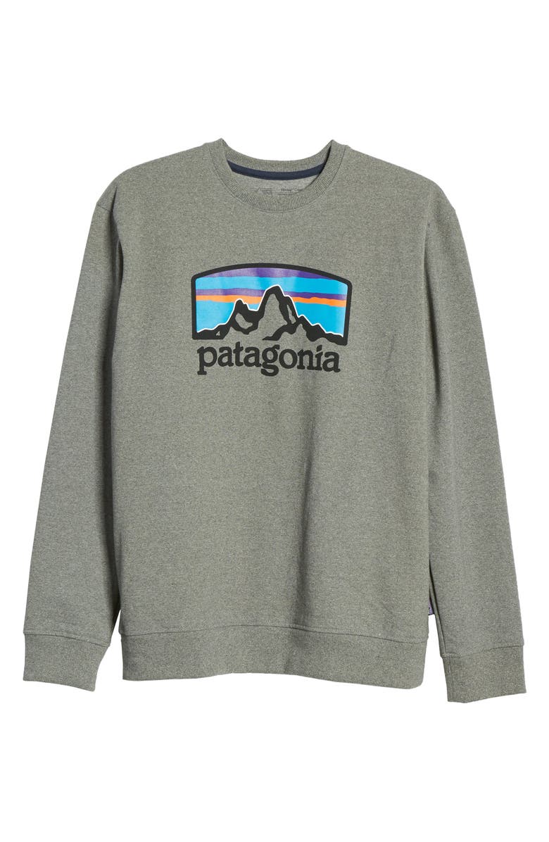 Patagonia Fitz Roy Horizons Uprisal Recycled Blend Fleece Sweatshirt ...