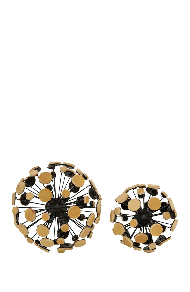 WILLOW ROW Brown Metal Modern Abstract Sculpture - Set of 2 | Nordstromrack