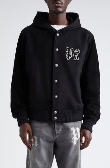 Palm Angels Vertigo Hooded Bomber Jacket | Nordstrom