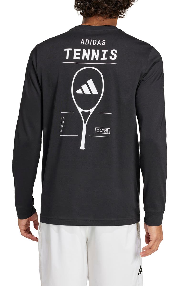 adidas Tennis Long Sleeve AEROREADY Graphic T-Shirt | Nordstromrack