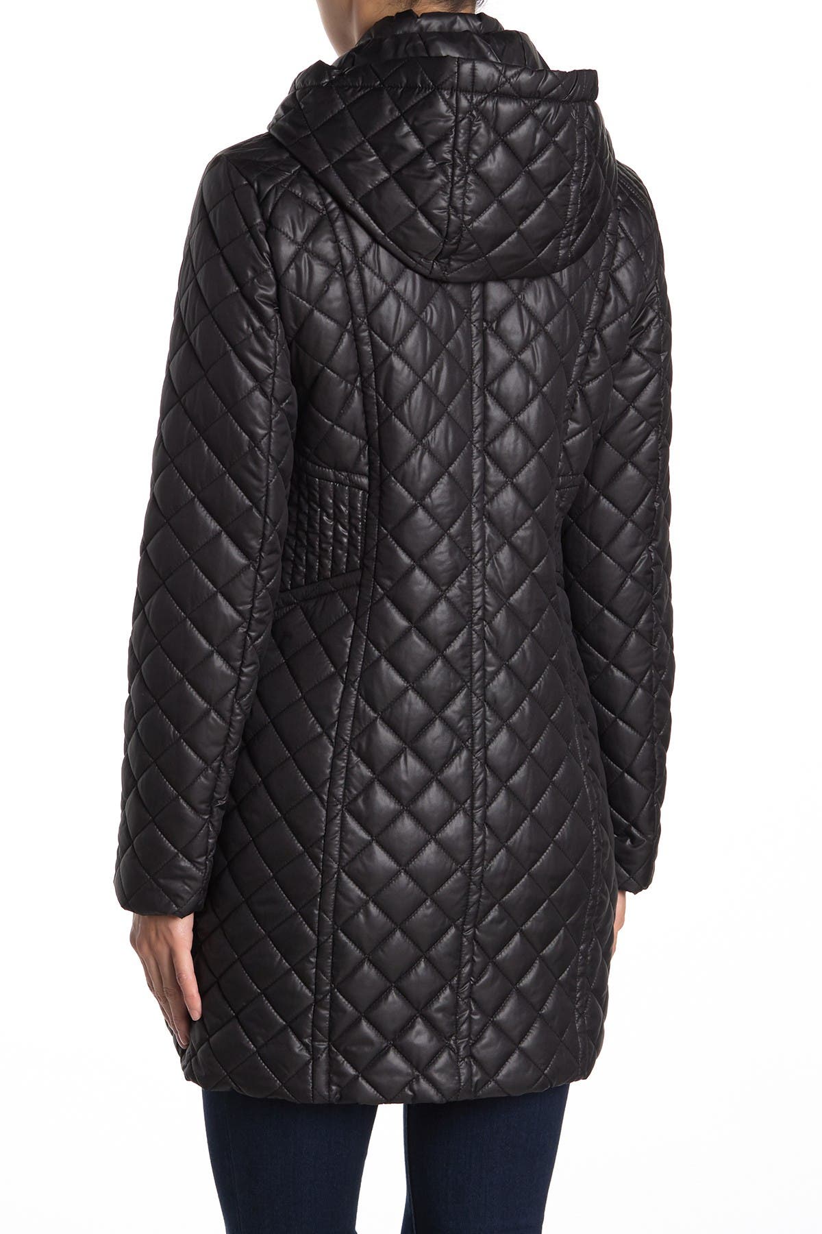 Via Spiga Quilted Hooded Zip Jacket | Nordstromrack