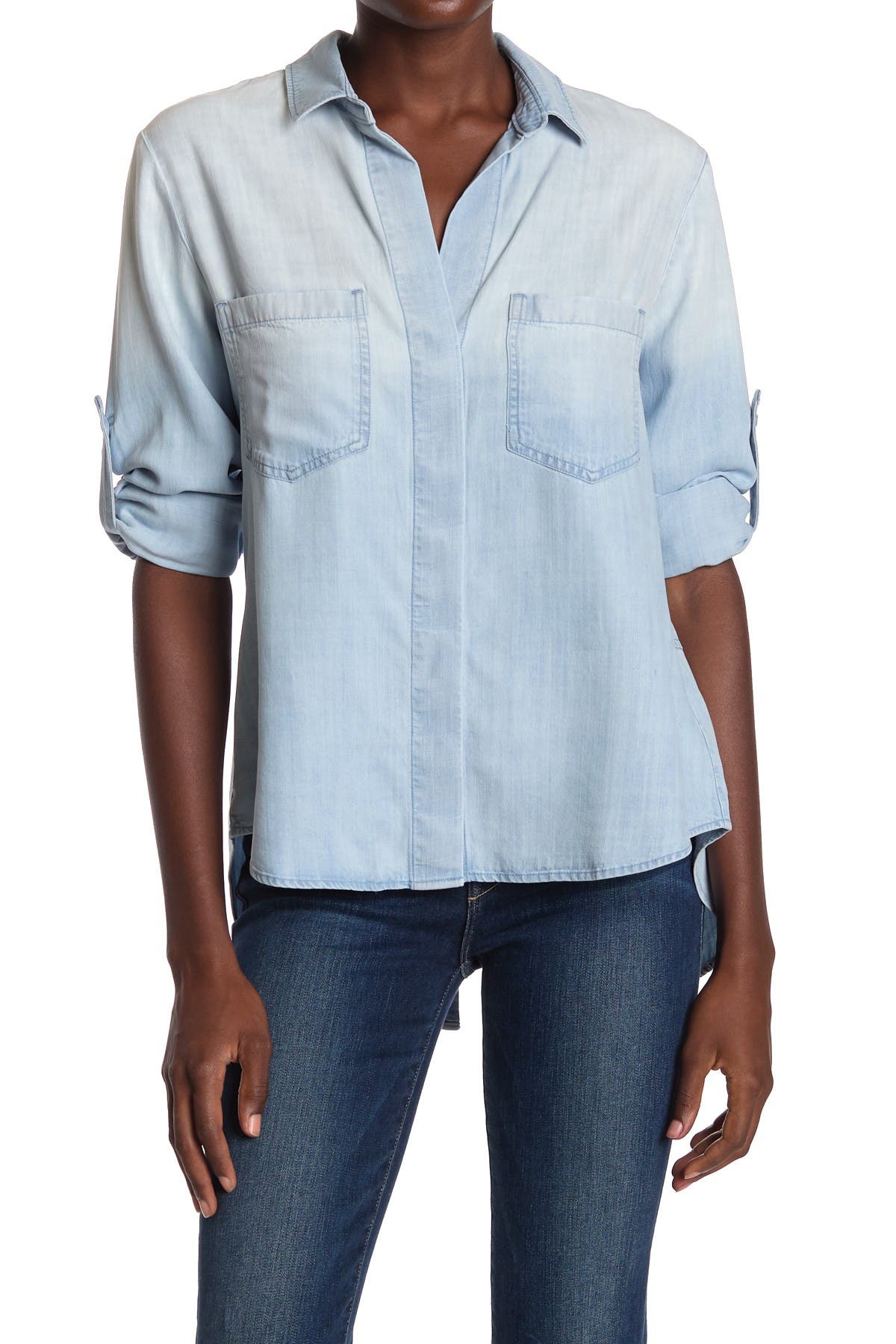 Cloth & Stone Split Back Button Down Blouse | Nordstromrack