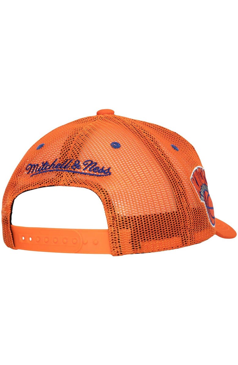 Mitchell & Ness Men's Mitchell & Ness Orange New York Knicks Team Seal ...