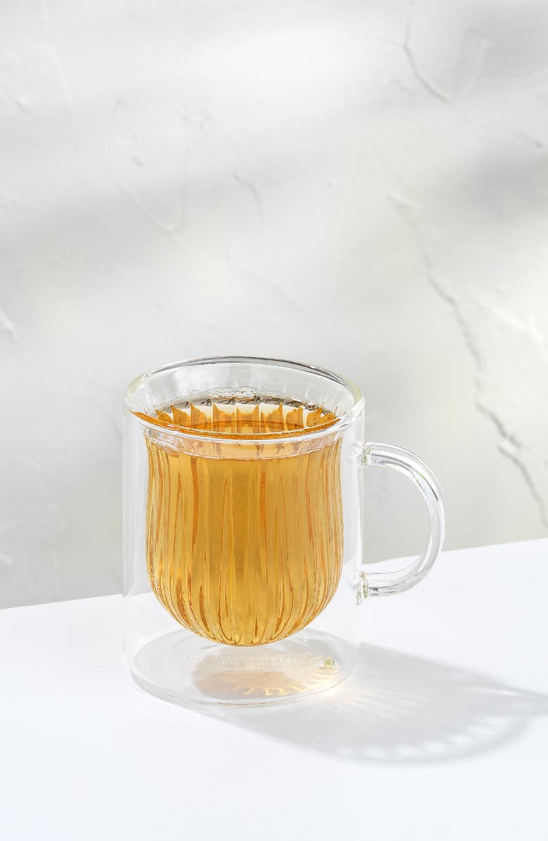 JoyJolt Set of 2 Double Wall Floret Mug | Nordstromrack