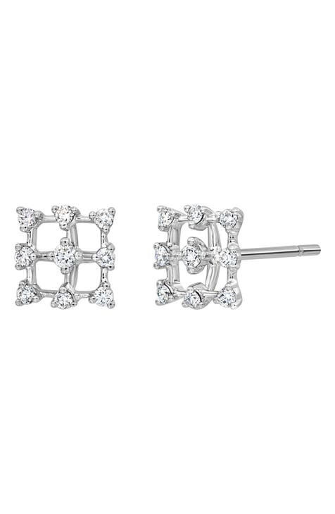 Nordstrom rack diamond stud earrings store