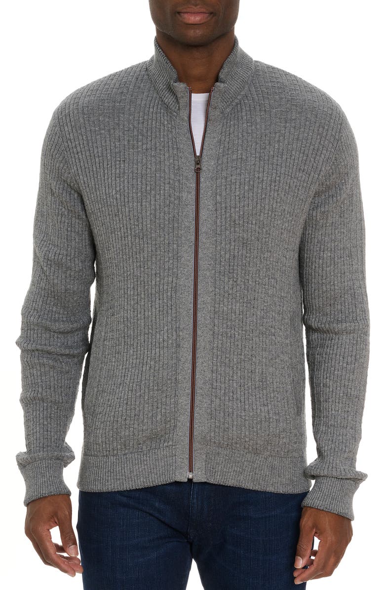 Robert Graham Taranto Rib Zip Cardigan | Nordstromrack