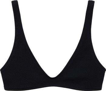 MANGO Textured Bikini Top | Nordstrom