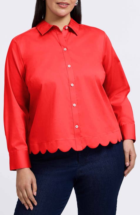 Red Plus-Size Tops for Women | Nordstrom