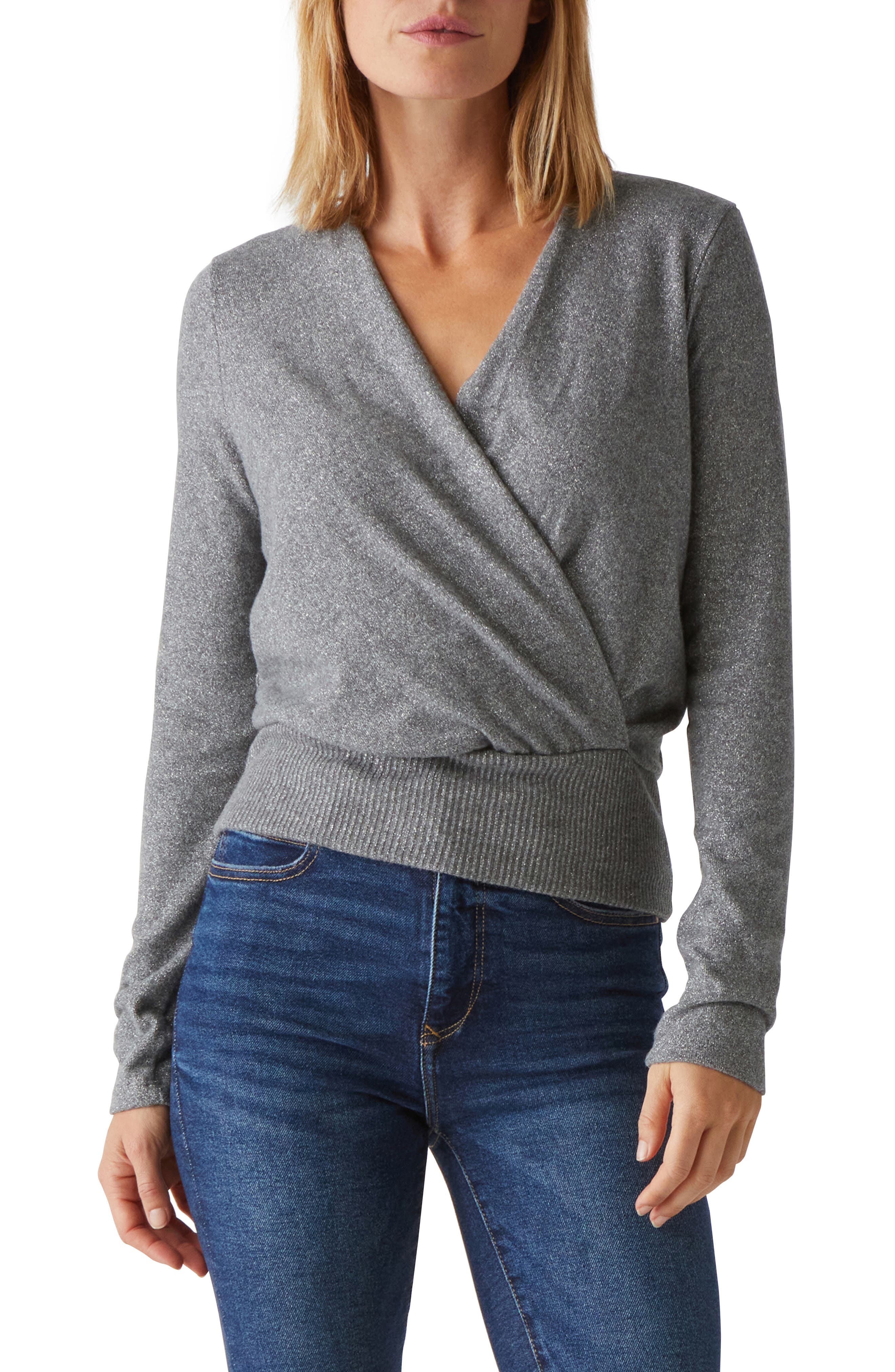 Michael Stars India Surplice Sweater | Nordstrom