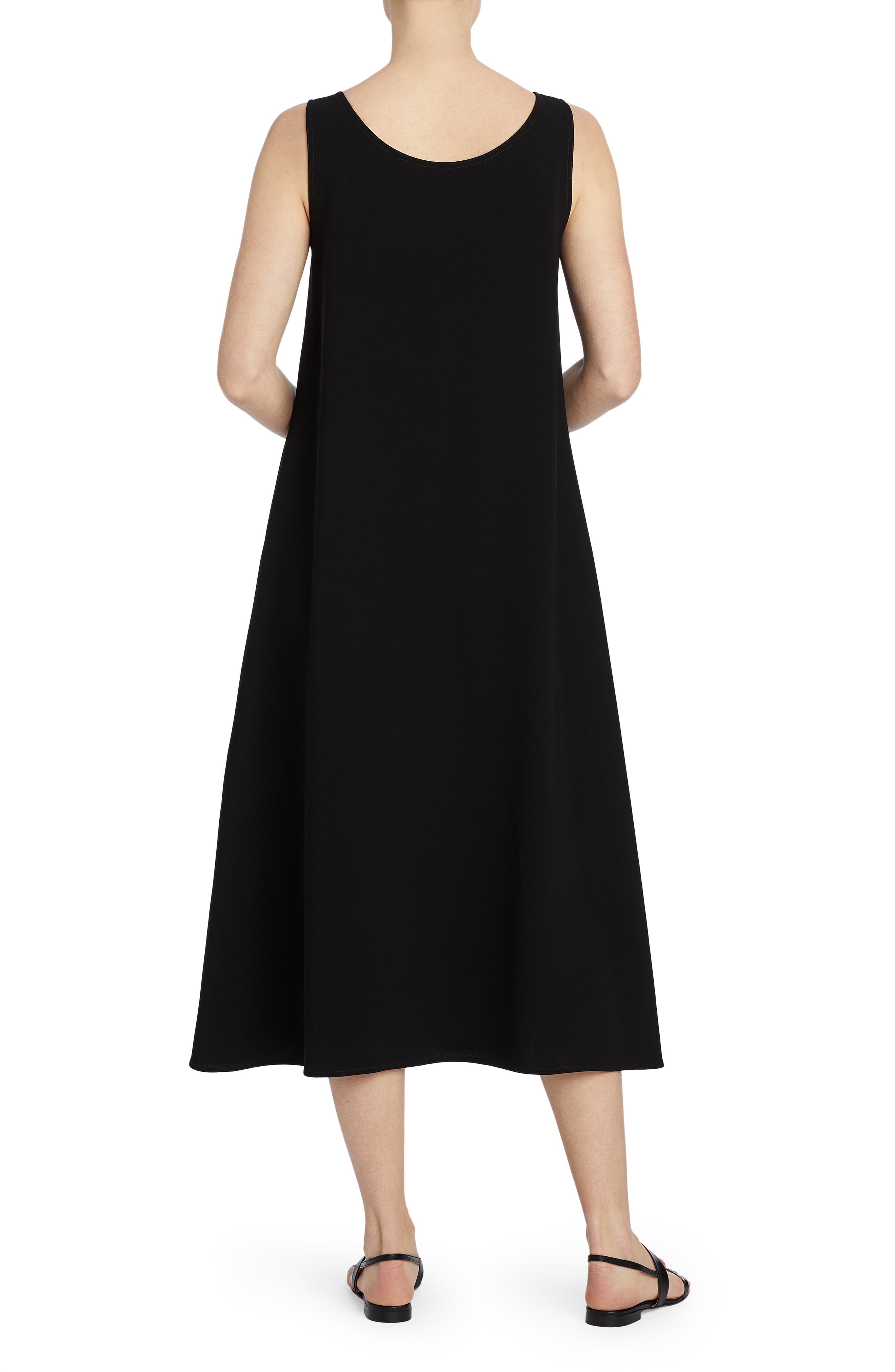Lafayette 148 New York Harpin Buckle Detail Midi Tank Dress | Nordstromrack