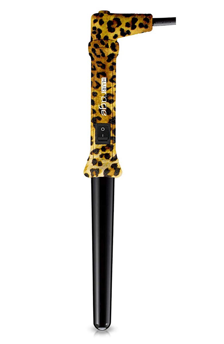 CORTEX BEAUTY 1" Wild Animal Print Graduated Ceramic Curling Iron ...