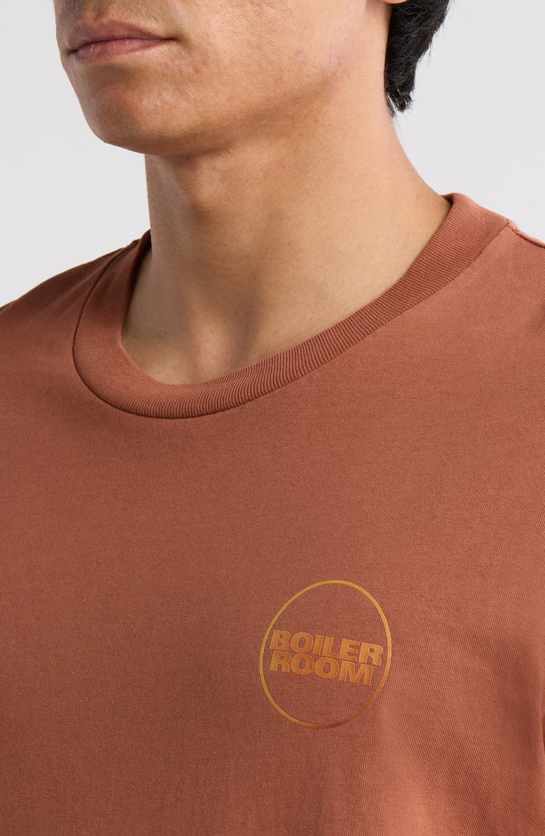 BOILER ROOM Core Logo Oversize Cotton Graphic T-Shirt | Nordstromrack