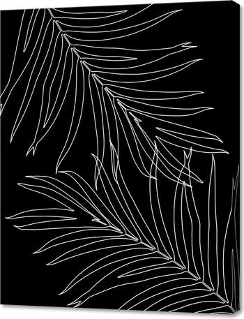 CURIOOS Minimal Palm Leaves Finesse Line Art | Nordstromrack