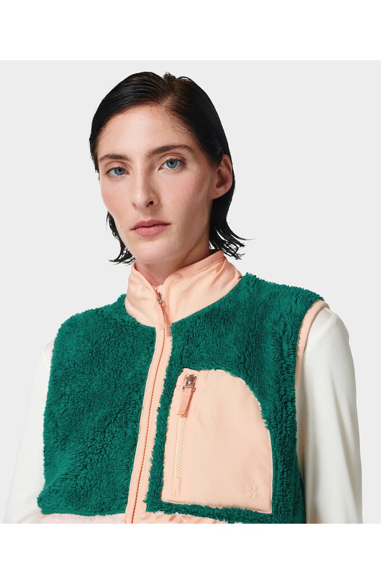 Sweaty Betty Pennine Faux Shearling Vest | Nordstromrack